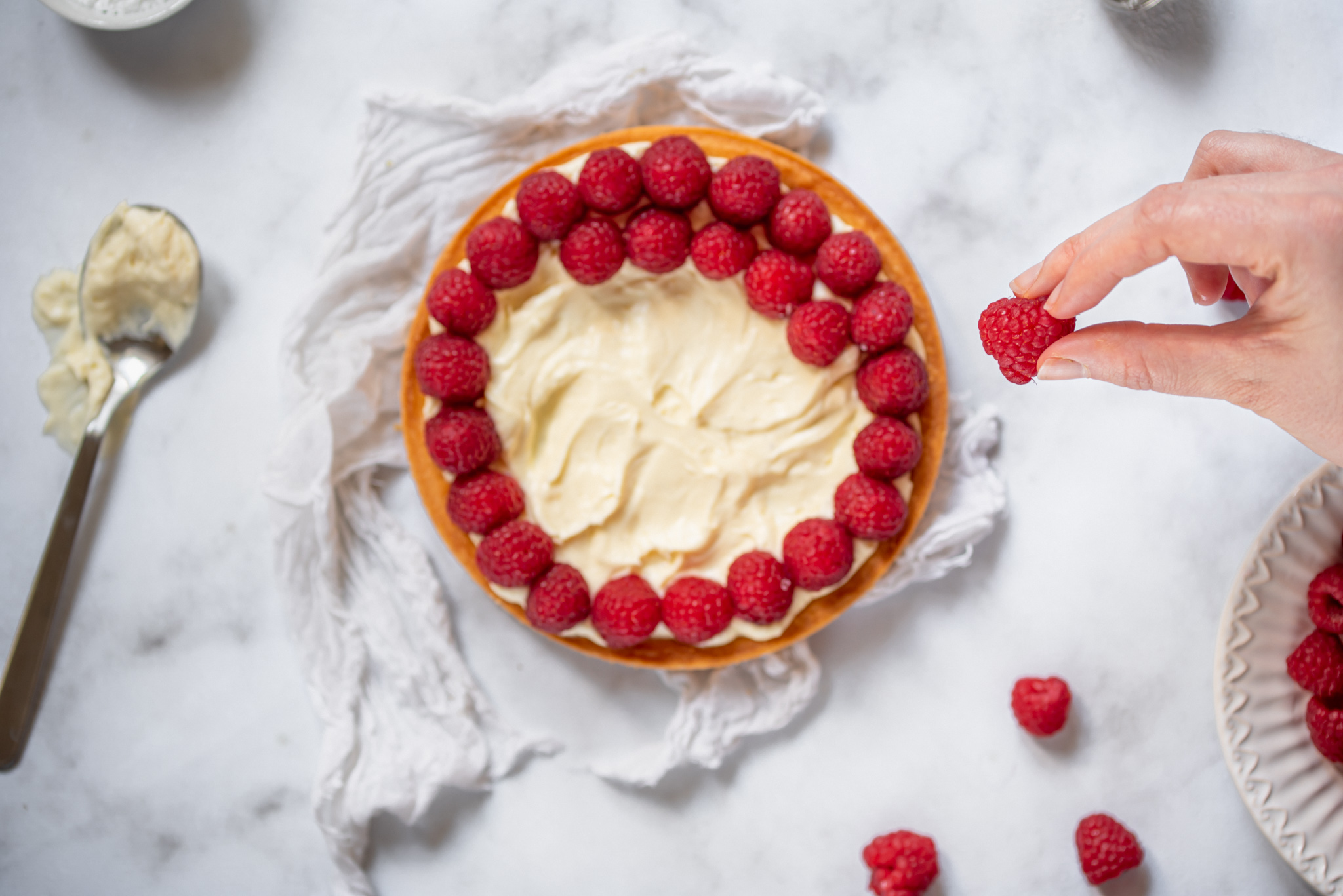 Easy Raspberry Tart - My Secret Confections - Tarts