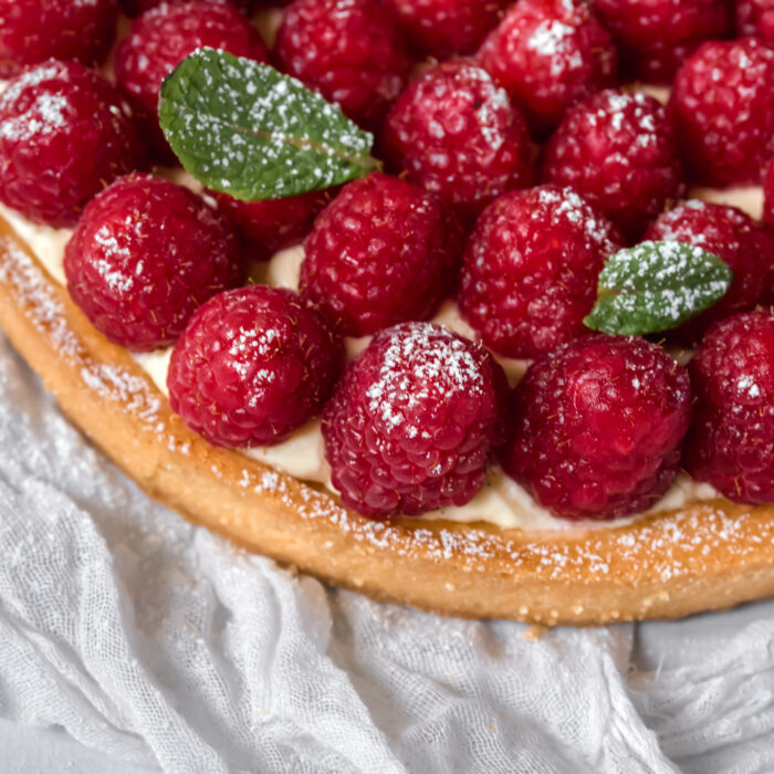 Easy Raspberry Tart - My Secret Confections - Tarts