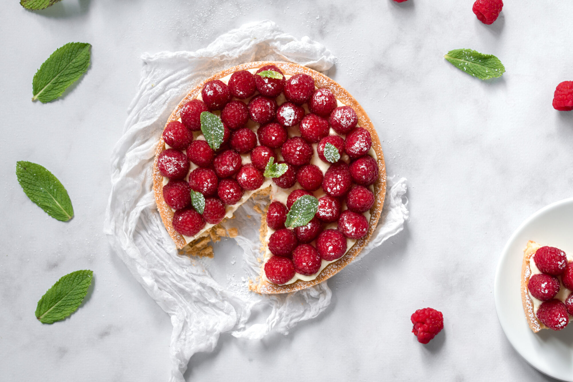 Easy Raspberry Tart - My Secret Confections - Tarts